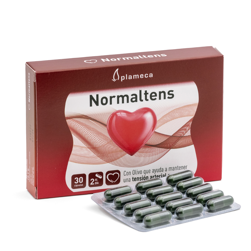 Normaltens Tensión Arterial, con Olivo, Espino Blanco, Ajo Negro y Q10 ...