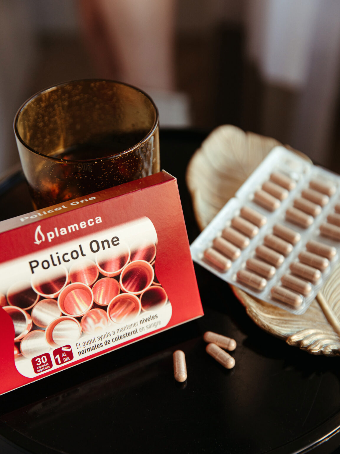 Policol One Cholesterol, Capsules Red Yeast Rice, 30 Vegetable Capsules